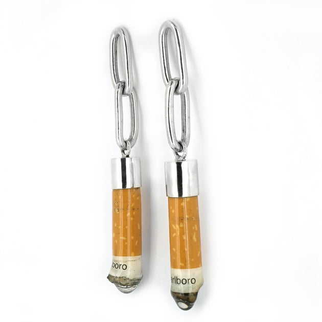 Emily Frances-Barrett, Cigarette Butt Earrings (Pair) – Sarabande ...